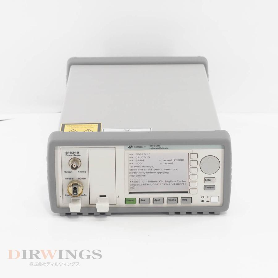 [DW]USED 8日保証 Keysight 8163B Lightwave Multimeter ライトウェーブマルチメーター 光マルチ ...