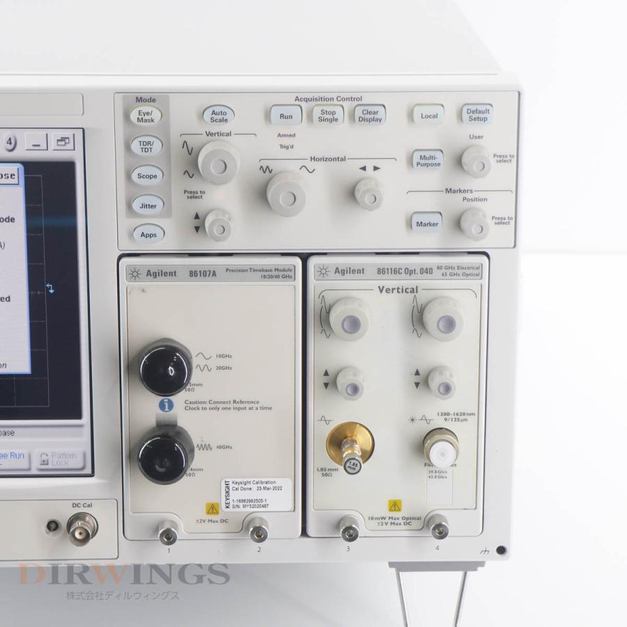 [DW]USED 8日保証 Agilent DCA-X 86100D infiniium Wide-Bandwidth ...