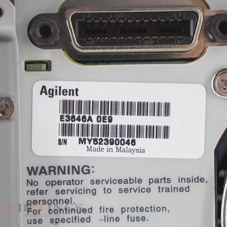 [DW]USED 8日保証 Agilent E3646A Dual Output DC Power Supply デュアル出力電源 DC電源 直流電源 OPT 0E9 0-8V 3A/0 ...