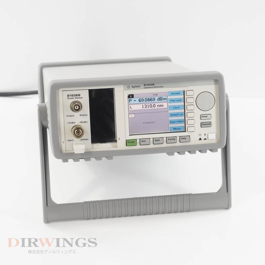 [DW]USED 8日保証 Agilent 8163B Lightwave Multimeter ライトウェーブマルチメーター 光マルチ ...