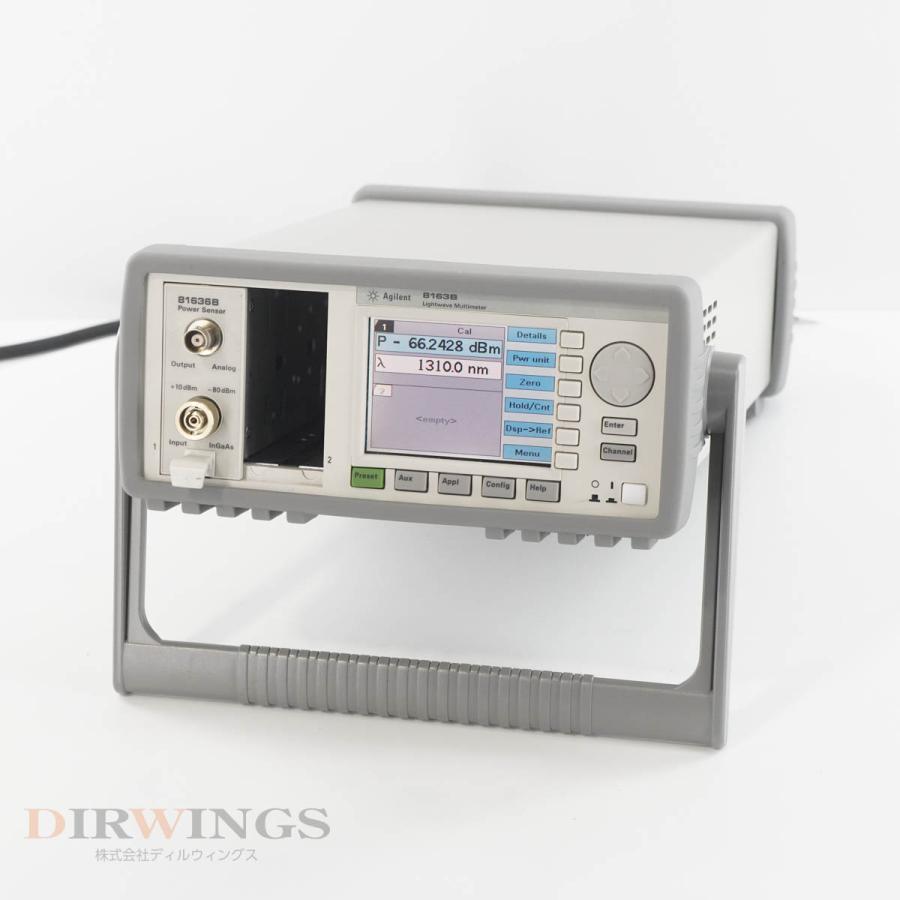 [DW]USED 8日保証 Agilent 8163B Lightwave Multimeter ライトウェーブマルチメーター 光マルチ ...