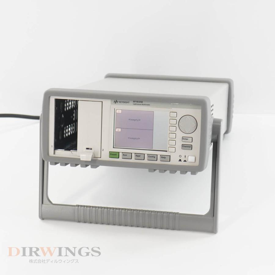 [DW]USED 8日保証 Keysight 8163B Lightwave Multimeter ライトウェーブマルチメーター 光マルチ ...