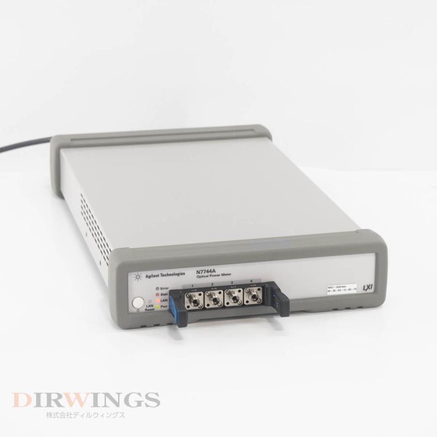 [DW]USED 8日保証 Agilent N7744A FG LXI Optical Power Meter 光パワーメーター マルチポート ...