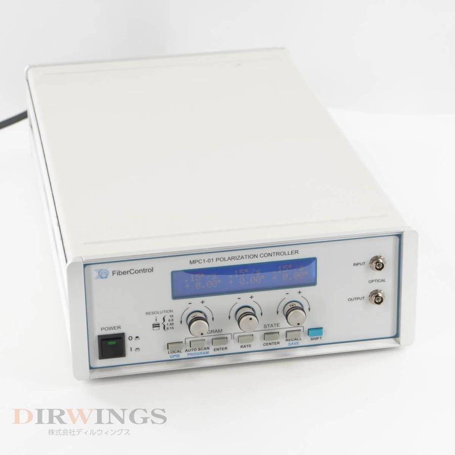 [DW]USED 8日保証 FiberControl MPC1-01 MPC1-SD POLARIZATION CONTROLLER 偏波面 ...