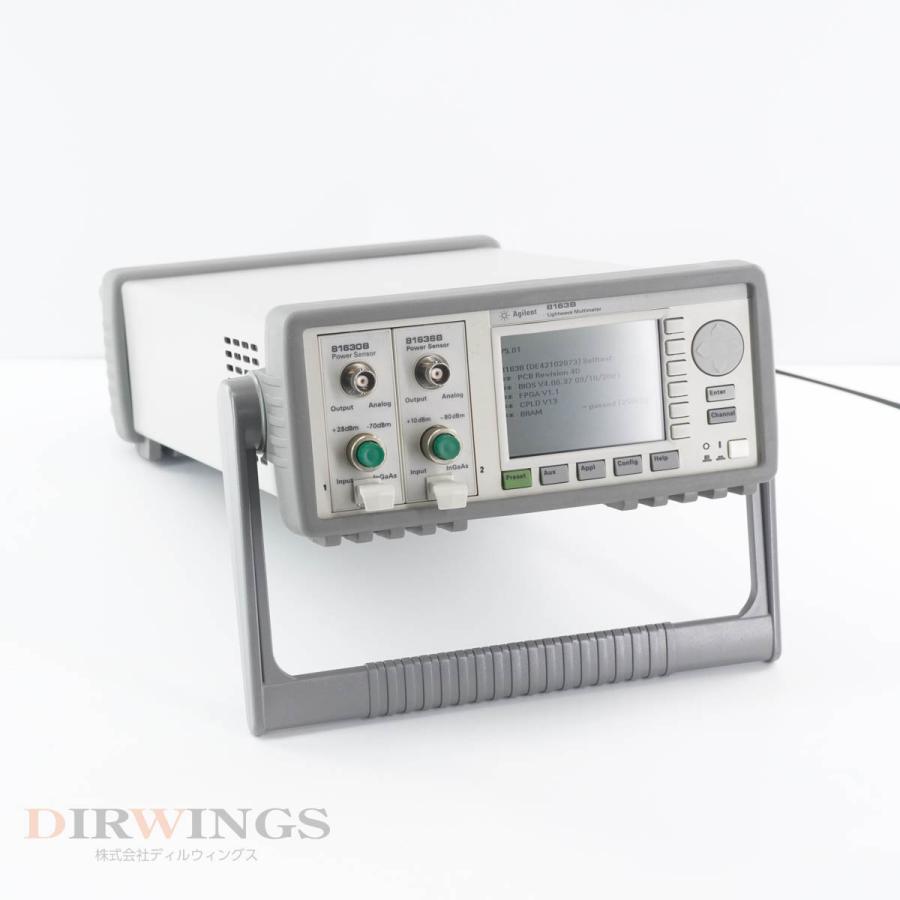 [DW]USED 8日保証 Agilent 8163B Lightwave Multimeter ライトウェーブマルチメーター 光マルチ ...