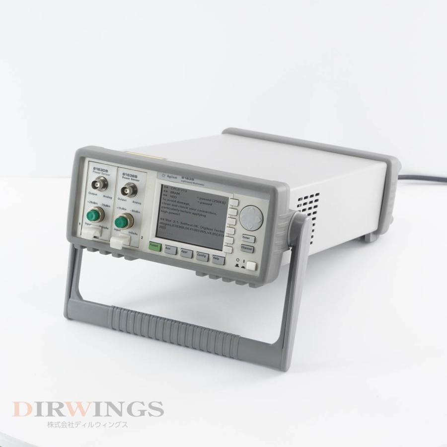 [DW]USED 8日保証 Agilent 8163B Lightwave Multimeter ライトウェーブマルチメーター 光マルチ ...