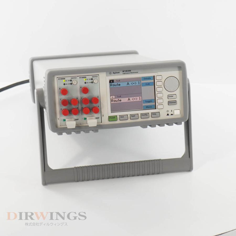 [DW]USED 8日保証 Agilent 8163B Lightwave Multimeter ライトウェーブマルチメーター 光マルチ ...