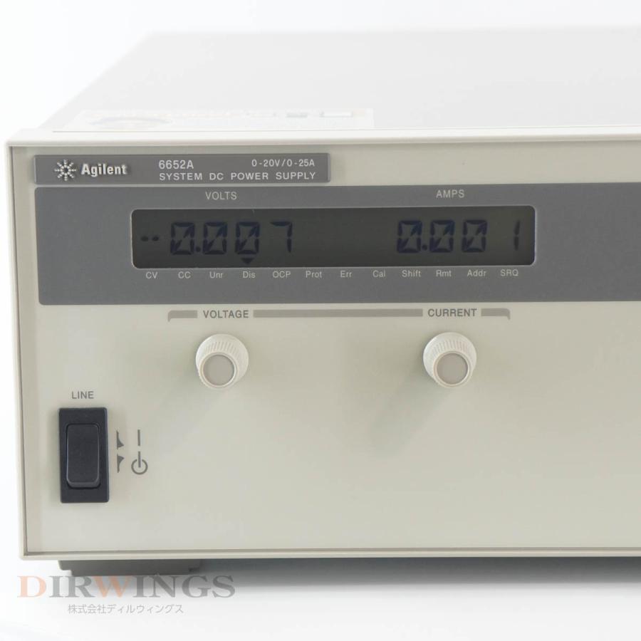 [DW]USED 8日保証 Agilent 6652A SYSTEM DC POWER SUPPLY システム電源 DC電源 直流電源 0 ...