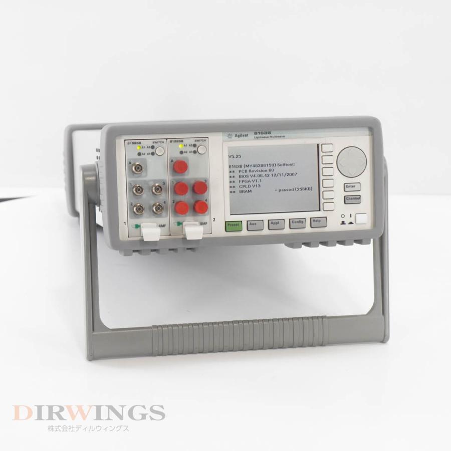 [DW]USED 8日保証 Agilent 8163B Lightwave Multimeter ライトウェーブマルチメーター 光マルチ ...