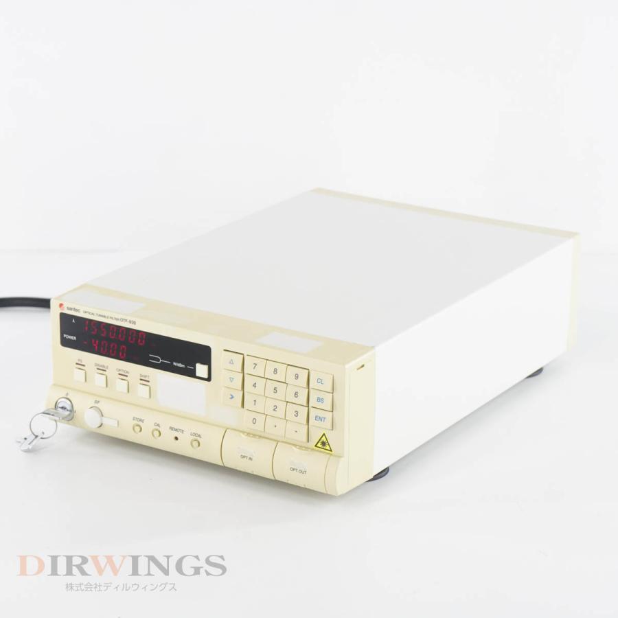 [DW]USED 8日保証 santec OTF-930 OPTICAL TUNABLE FILTER 波長可変光フィルター 鍵付 [06018-0256] : ソクラボショップ - 通販 ...