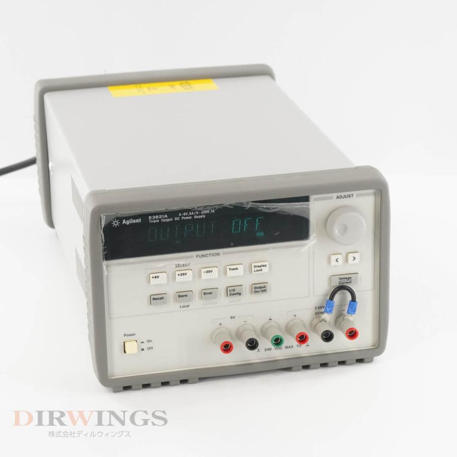 [DW]USED 8日保証 Agilent E3631A Triple Output DC Power Supply トリプル出力電源 DC ...