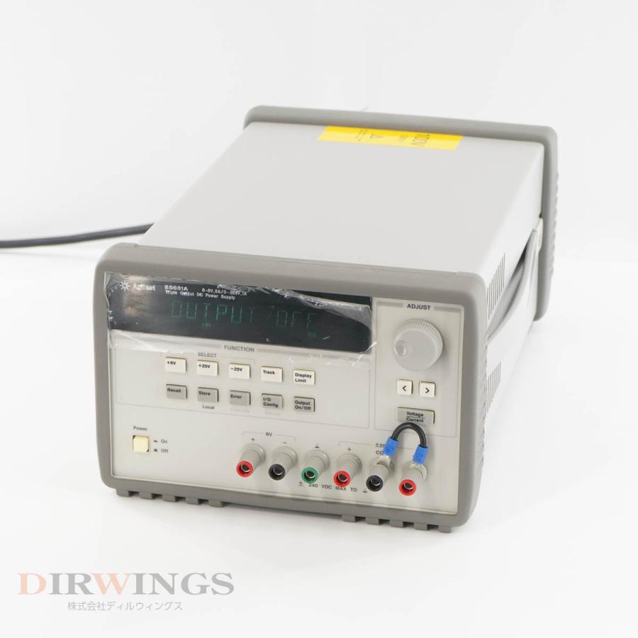 [DW]USED 8日保証 Agilent E3631A Triple Output DC Power Supply トリプル出力電源 DC ...