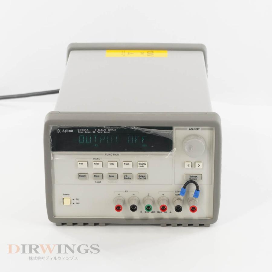 [DW]USED 8日保証 Agilent E3631A Triple Output DC Power Supply トリプル出力電源 DC ...