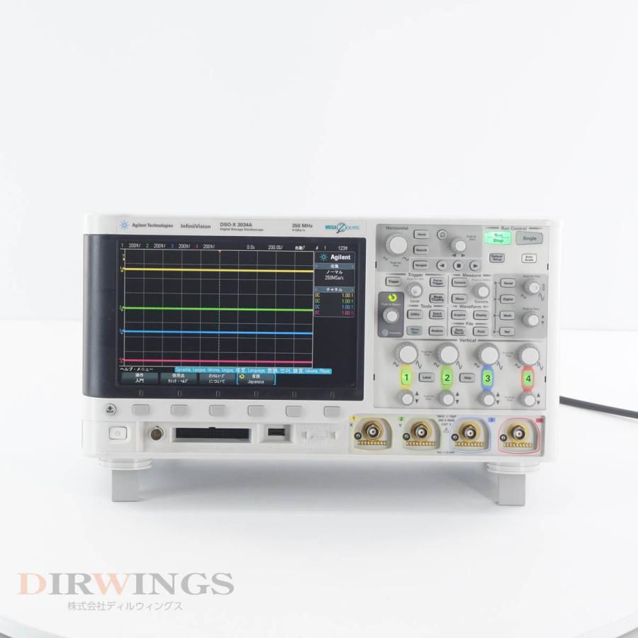 [DW]USED 8日保証 セルフテストOK Agilent DSO-X 3034A Infiniivision Digital ...