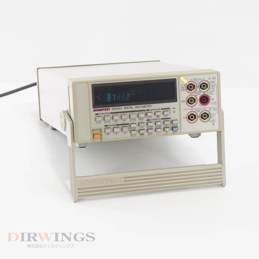 [DW]USED 8日保証 ADVANTEST R6452A DIGITAL MULTIMETER デジタルマルチメーター [06018 ...