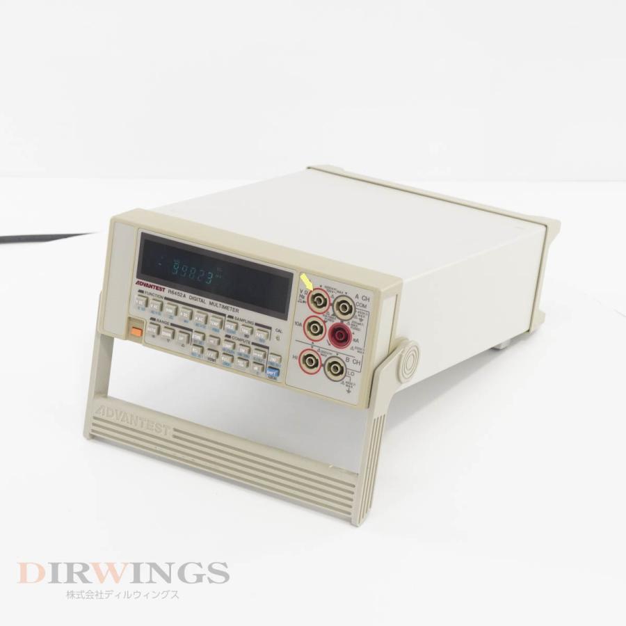 [DW]USED 8日保証 ADVANTEST R6452A DIGITAL MULTIMETER デジタルマルチメーター [06018 ...