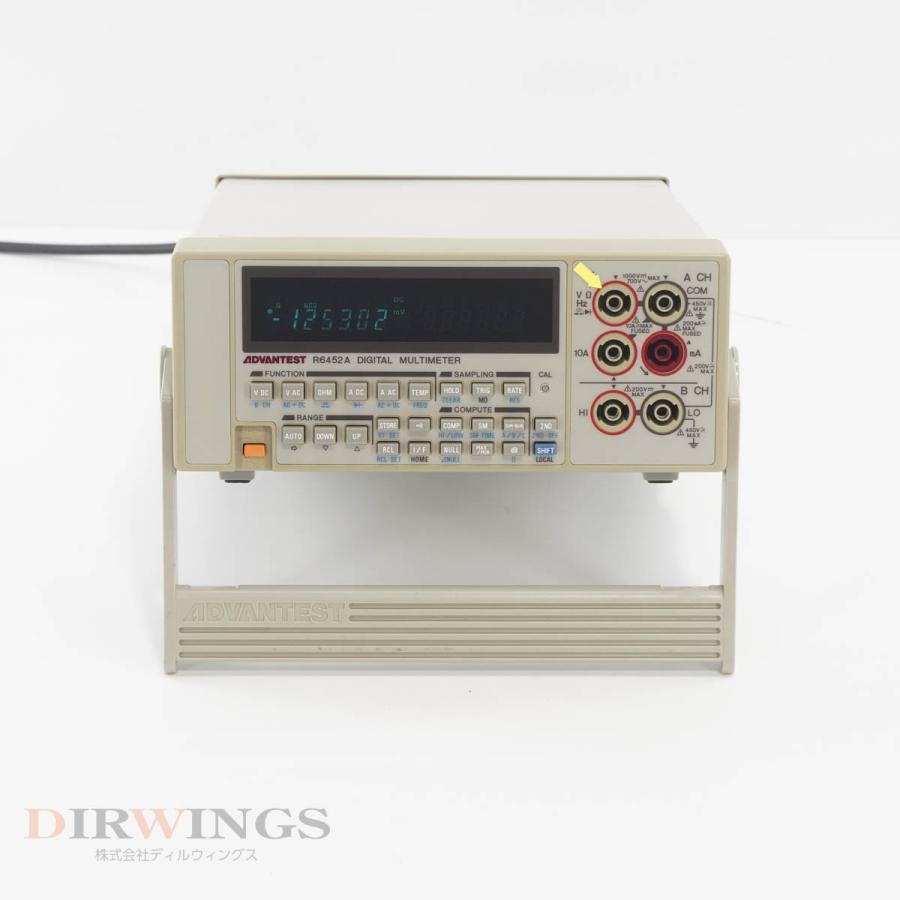 [DW]USED 8日保証 ADVANTEST R6452A DIGITAL MULTIMETER デジタルマルチメーター [06018 ...