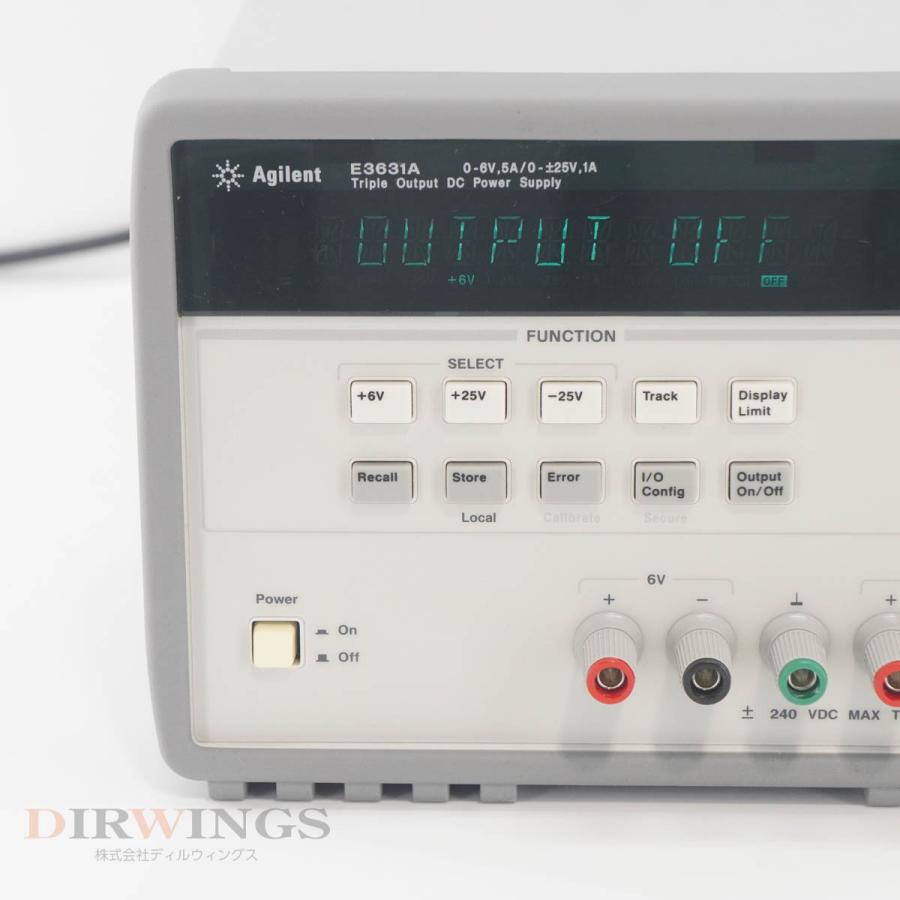 [DW]USED 8日保証 Agilent E3631A Triple Output DC Power Supply トリプル出力電源 DC ...