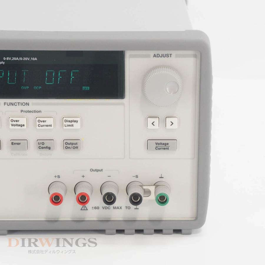 [DW]USED 8日保証 Keysight E3633A DC Power Supply DC電源 直流電源 OPT 0E9 0-8V ...