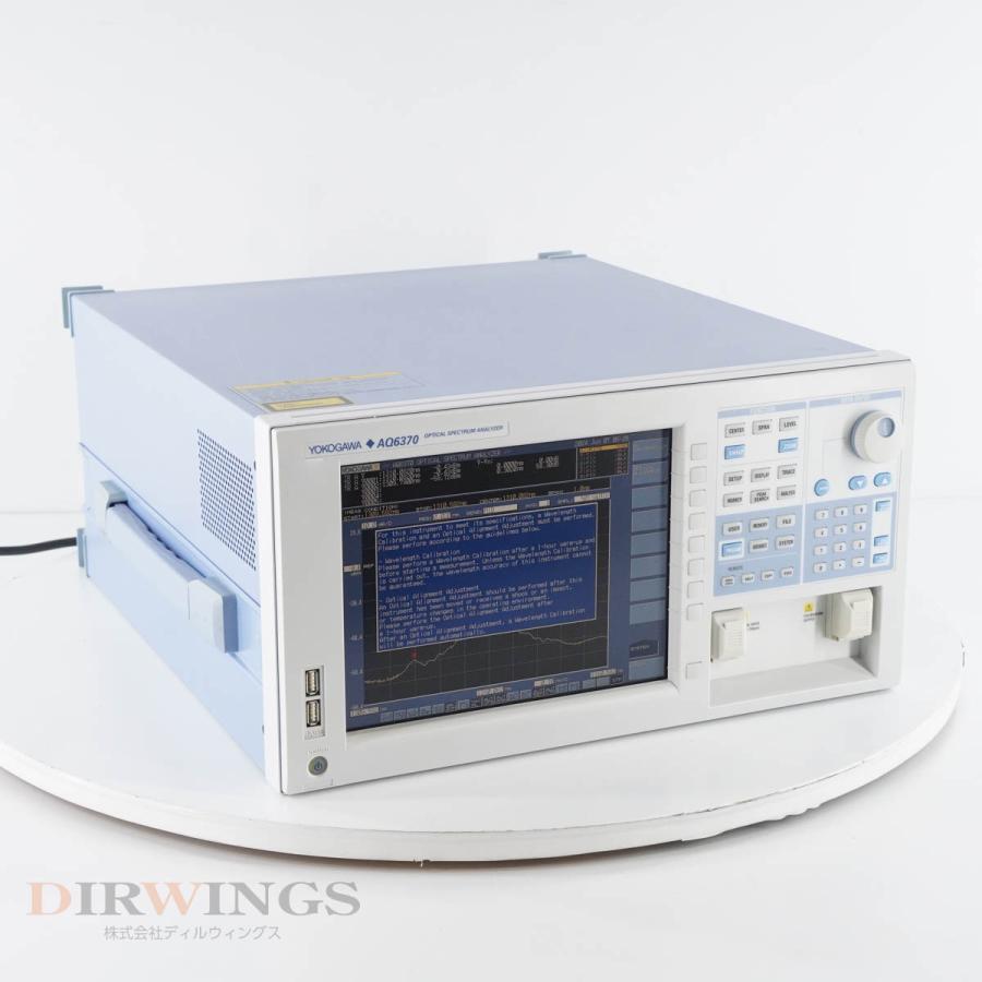 [DW]USED 8日保証 YOKOGAWA AQ6370 735301-D/FC/RFC OPTICAL SPECTRUM ANALYZER ...