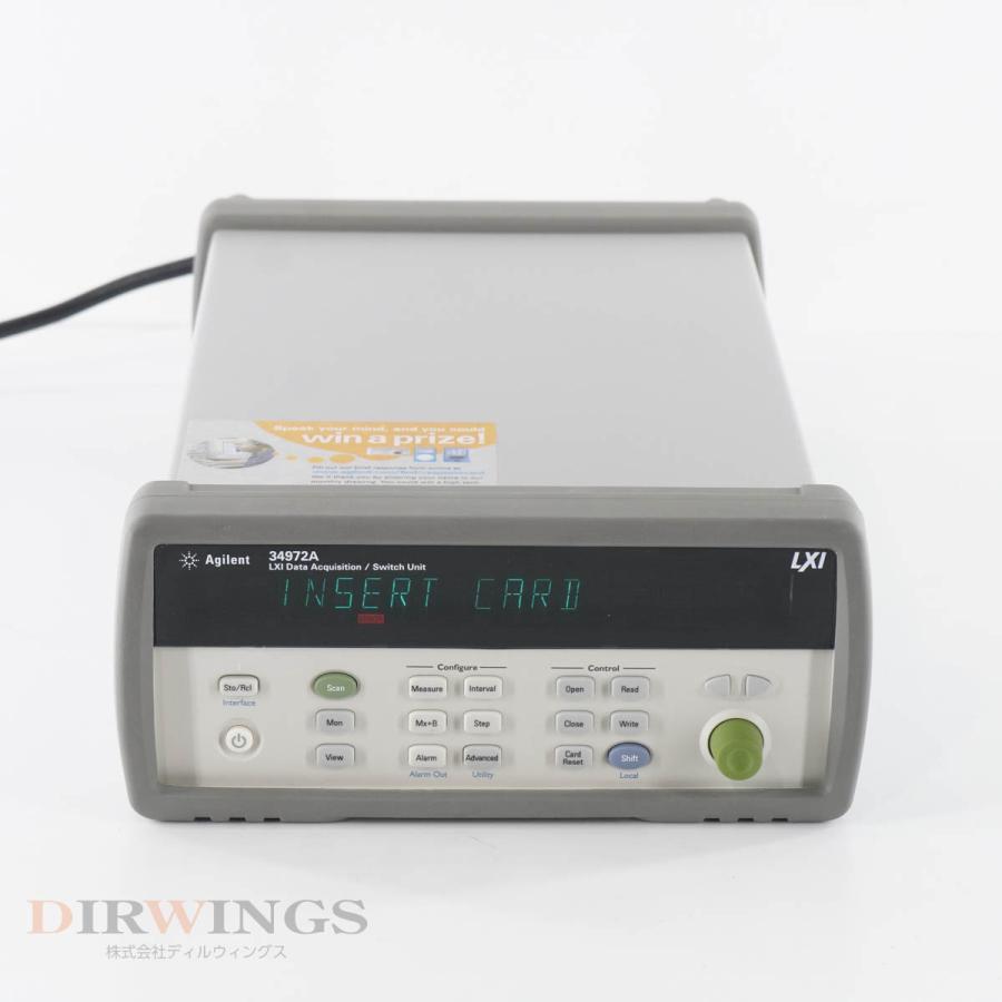 [DW]USED 8日保証 Agilent 34972A LXI Data Acquisition/Switch Unit データ収集/データ ...