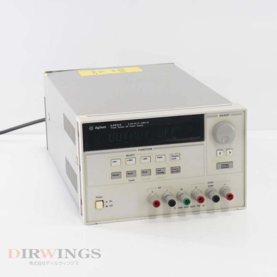 [JB]USED 保証なし Agilent E3631A Triple Output DC Power Supply トリプル出力電源 DC ...