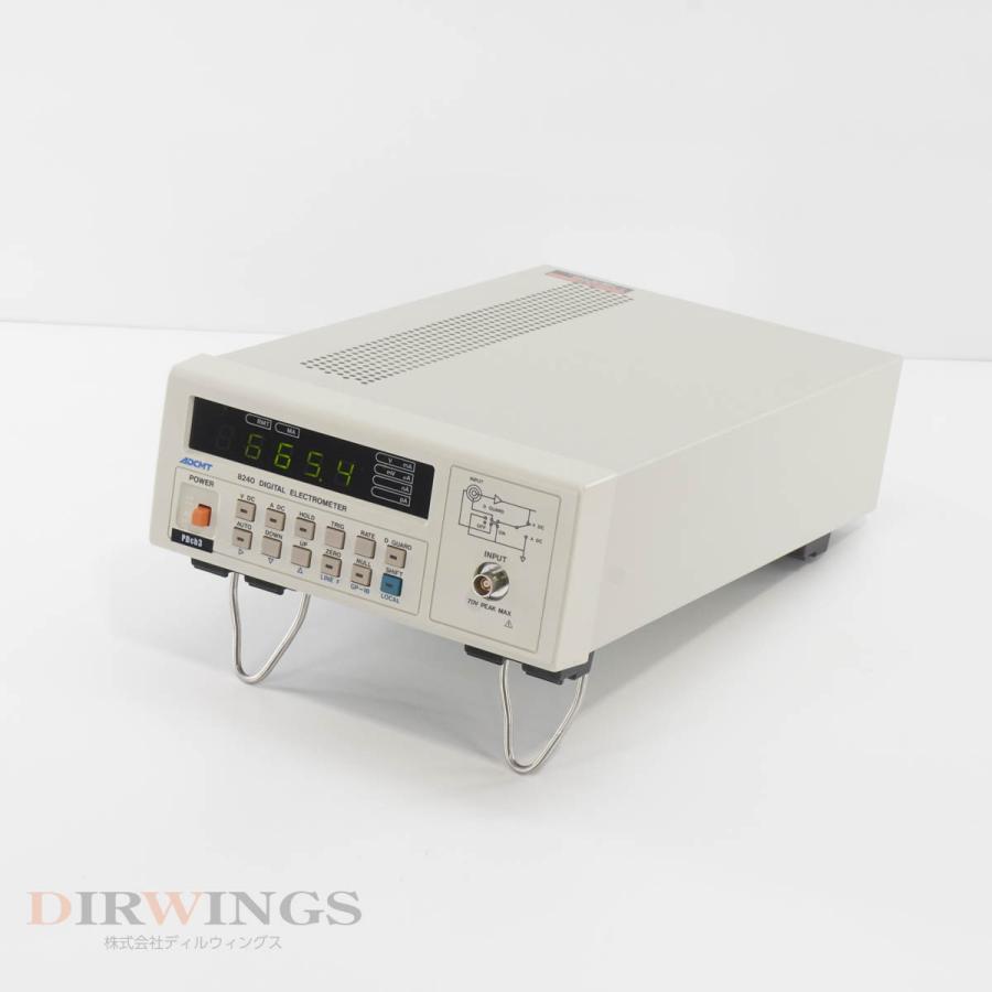 [DW]USED 8日保証 2台入荷 ADCMT 8240 DIGITAL ELECTROMETER デジタルエレクトロメーター [06040 ...