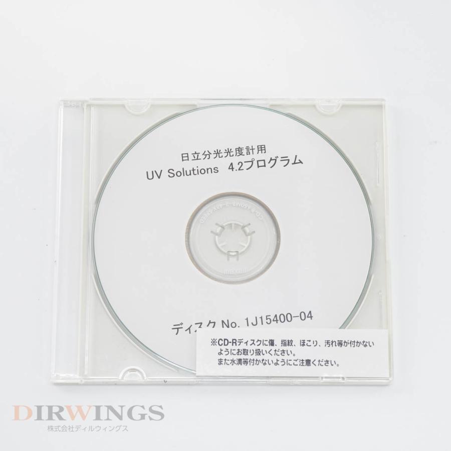 [DW]USED 8日保証 HITACHI U-3010 Spectrophotometer 分光光度計 ソフトウェア 取扱説明書 [06043-0001] : DIRWINGSショップ ...