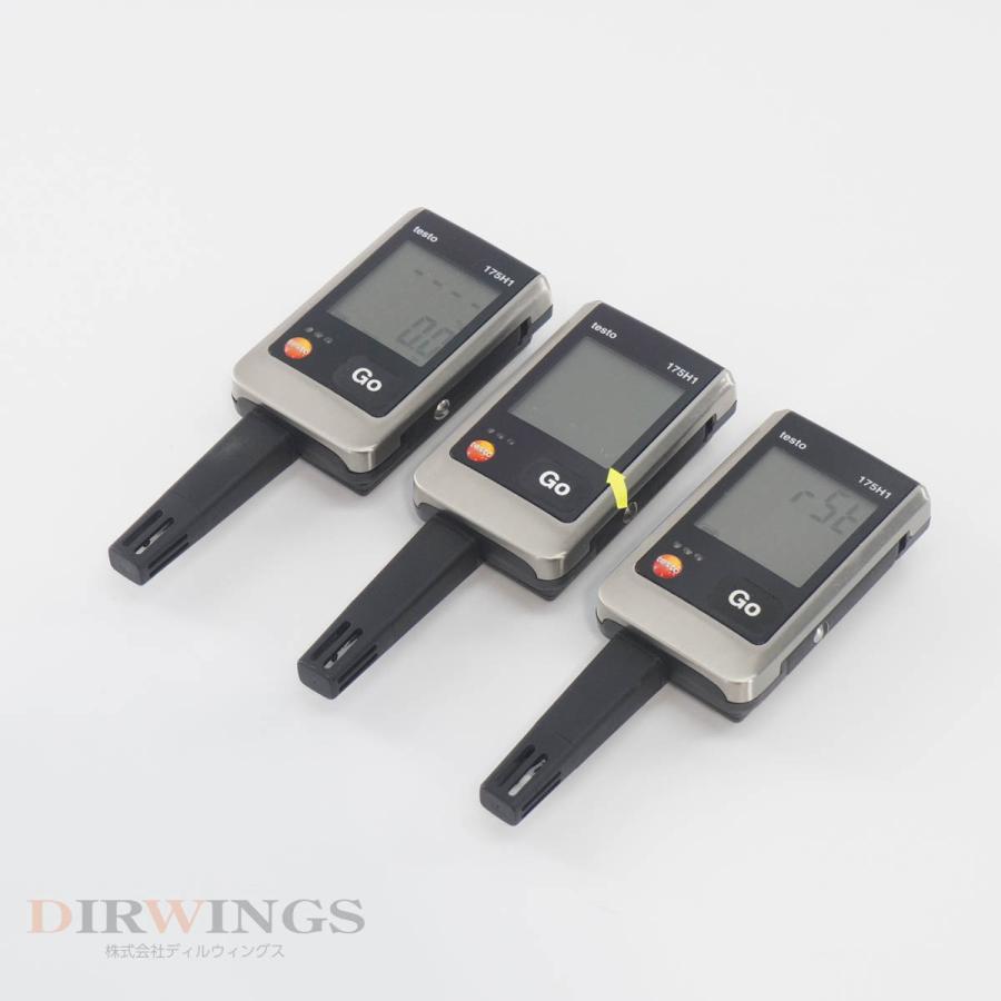 [JB]USED 保証なし 3個セット TESTO 175H1 175 温湿度ロガー データロガー 取扱説明書 [06051-0040 ...