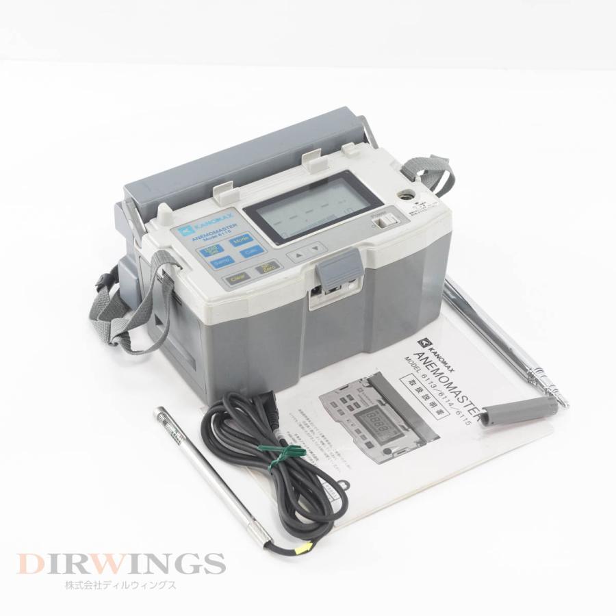 [JB]USED 保証なし KANOMAX 6115 ANEMOMASTER アネモマスター 風速計 取扱説明書 [06051-0093 ...