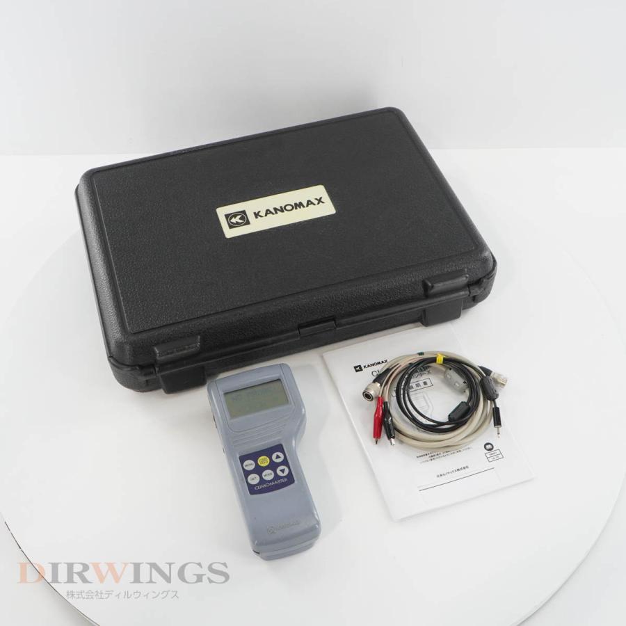 [DW]USED 8日保証 KANOMAX 6541 6500シリーズ CLIMOMASTER クリモマスター 風速計 取扱説明書 ...