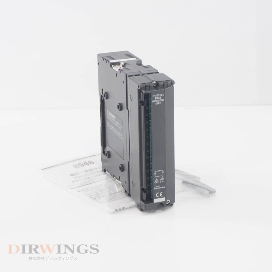 [JB]USED 保証なし HIOKI 8948 VOLTAGE/TEMP UNIT 電圧・温度ユニット 8423用 データロガー用 取扱説明 ...