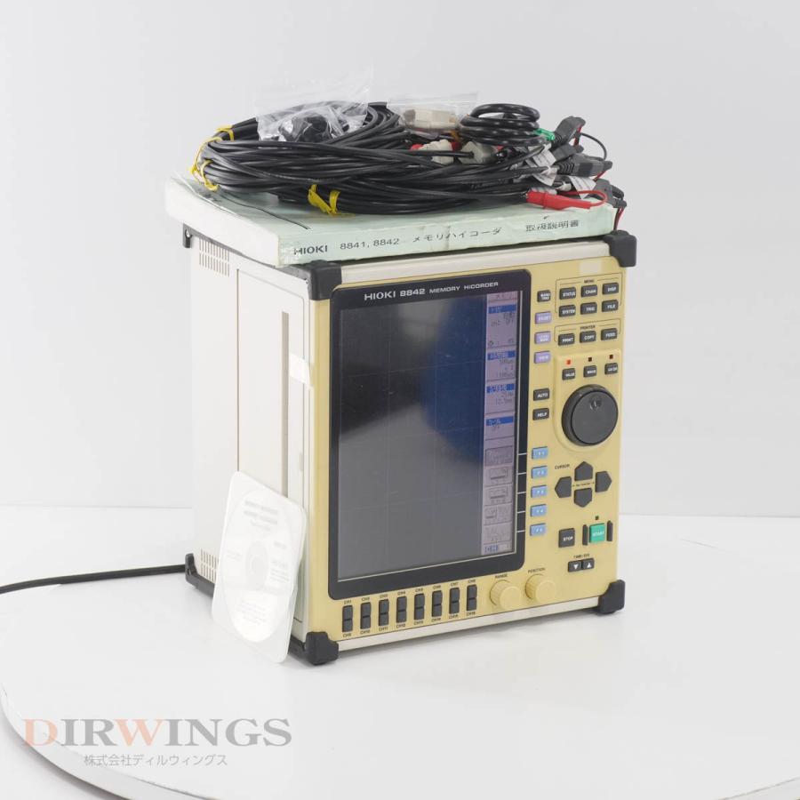 [DW]USED 8日保証 校正2024年12月まで有効 HIOKI 8842 MEMORY HiCORDER メモリハイコーダ メモリーハイ ...
