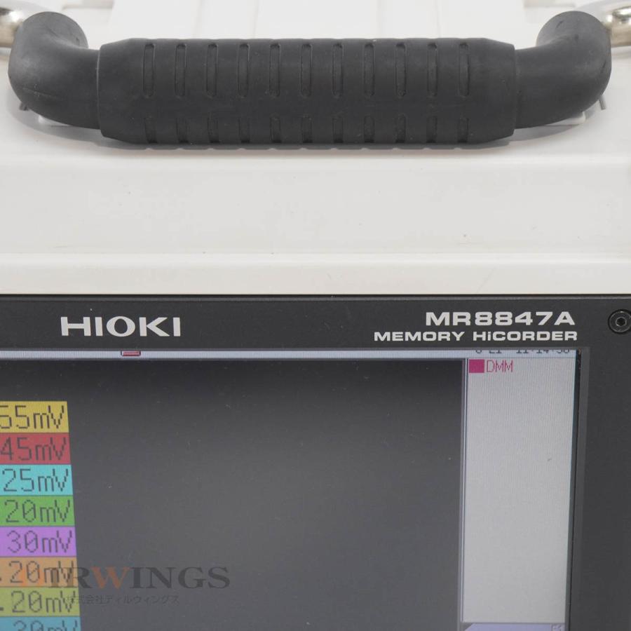 [DW]USED 8日保証 校正2024年8月まで有効 HIOKI MR8847A MEMORY HiCORDER メモリハイコーダ メモリーハイコーダー 8966*4 L...[06051 ...