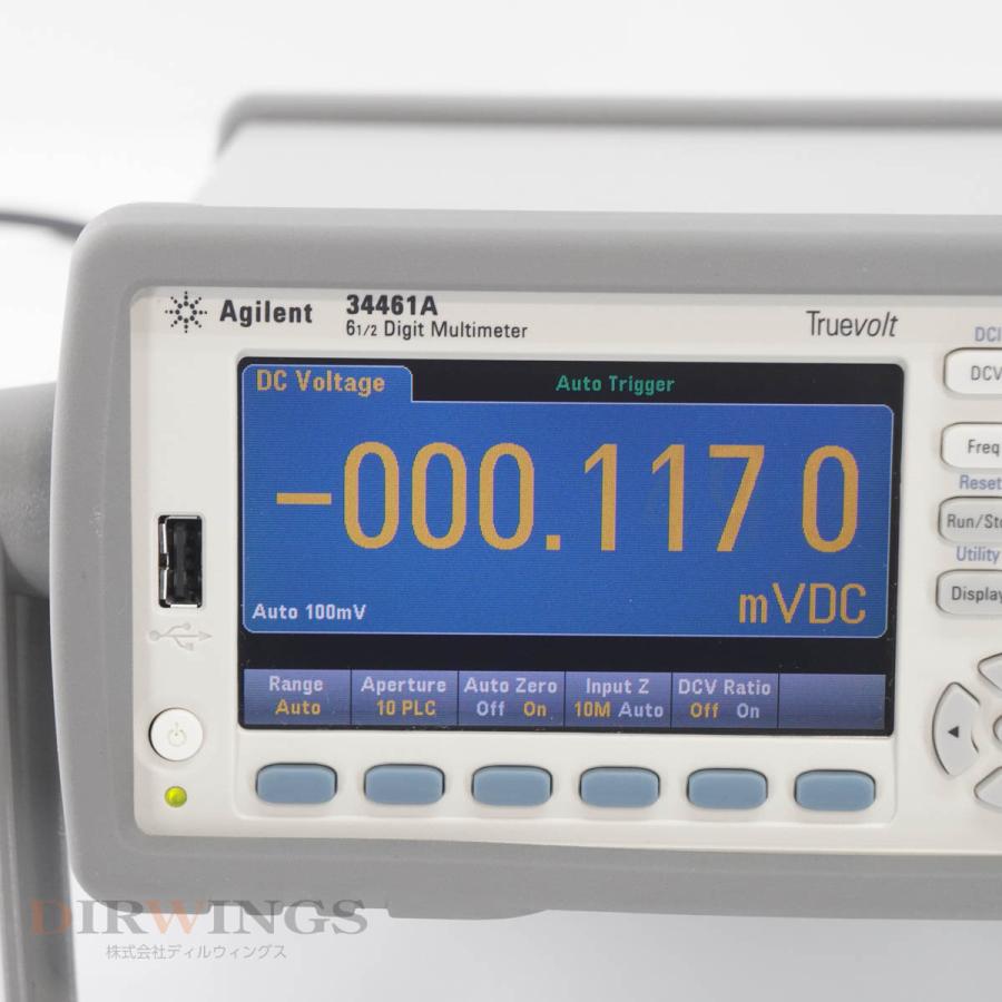 [JB]USED 保証なし Agilent 34461A TrueVolt 6 1/2 Digit Multimeter デジタルマルチメーター 電源コード [06051-0298 ...