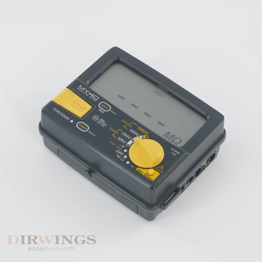[DW]USED 8日保証 06/2023CAL YOKOGAWA MY40 MY40-01 INSULATION TESTER デジタル絶縁 ...