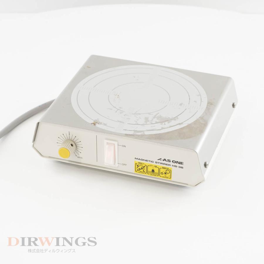 [DW]USED 8日保証 AS ONE HS-3B MAGNETIC STIRRER マグネチックスターラー 50/60Hz AC100V ...