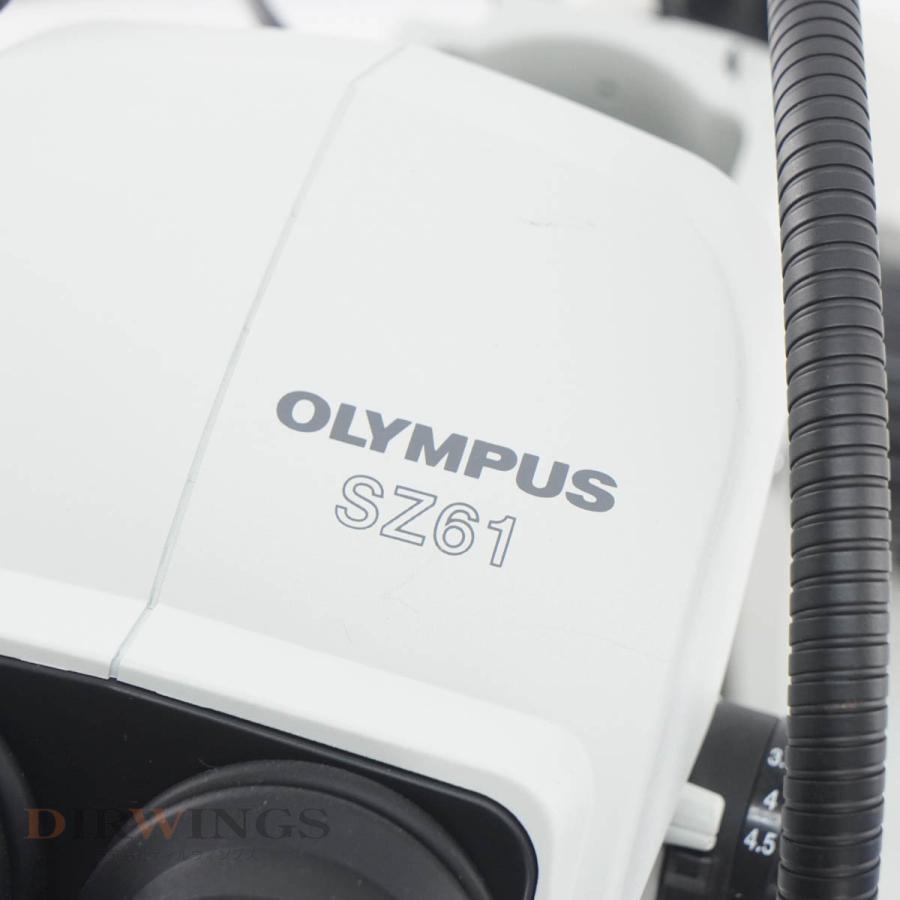 [DW]USED 8日保証 OLYMPUS SZ61 SZ Microscope 実体顕微鏡 WHSZ10×-H/22 ACアダプター 電源コード [06064-0095 ...