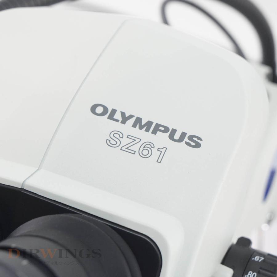 [DW]USED 8日保証 OLYMPUS SZ61 SZ Microscope 実体顕微鏡 WHSZ10×-H/22 ACアダプター 電源コード [06064-0103 ...