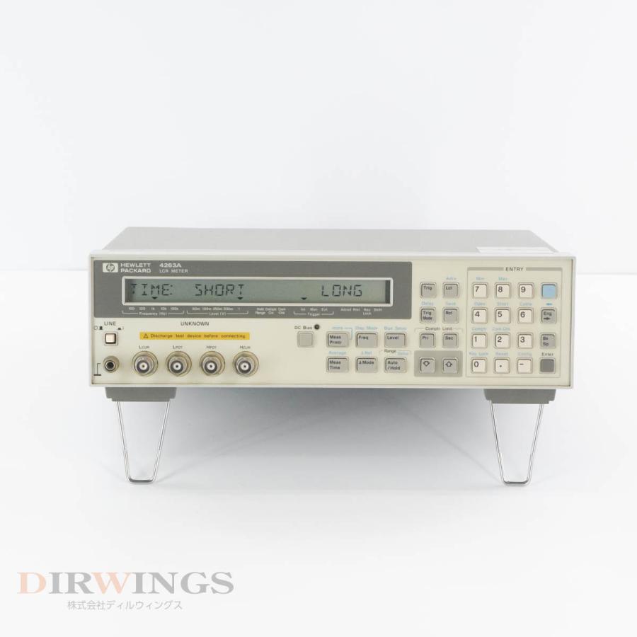 [DW]USED 8日保証 hp 4263A LCR METER LCRメーター OPT 001 取扱説明書 [06074-0002 ...