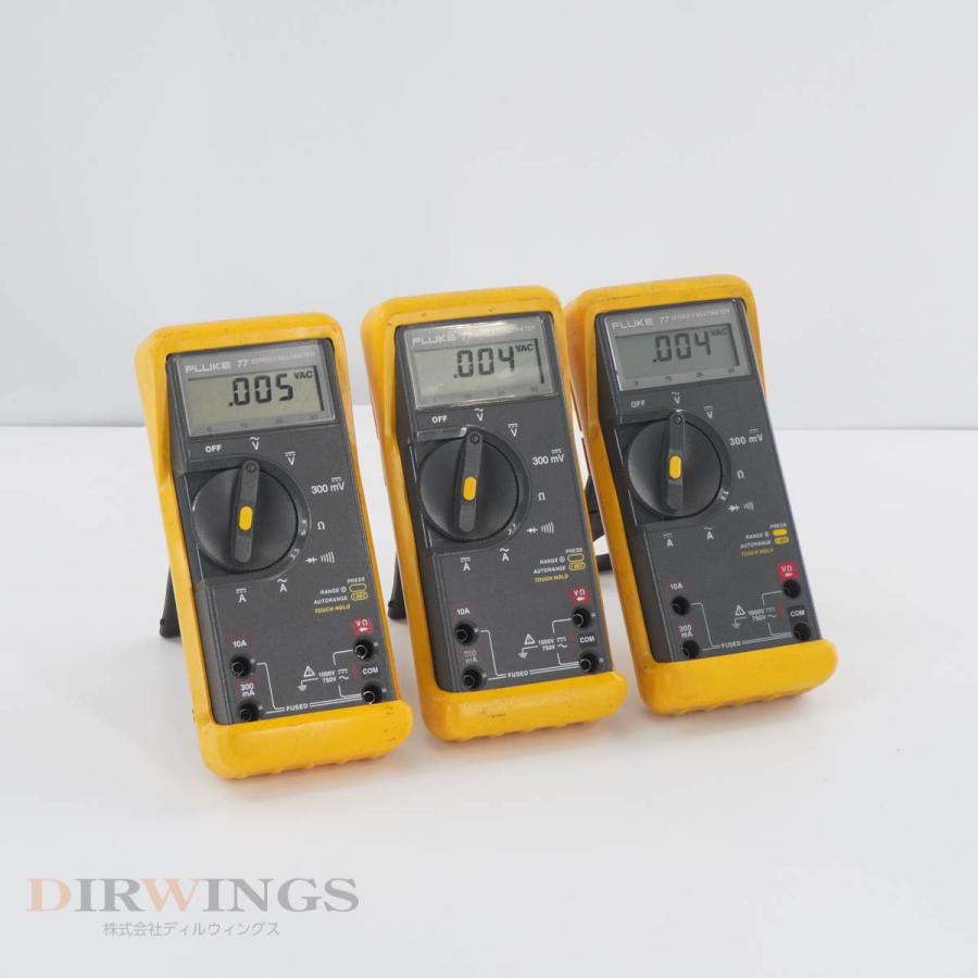 [DW]USED 8日保証 3台セット FLUKE 77 SERIES II MULTIMETER マルチメーター [06074-0003 ...