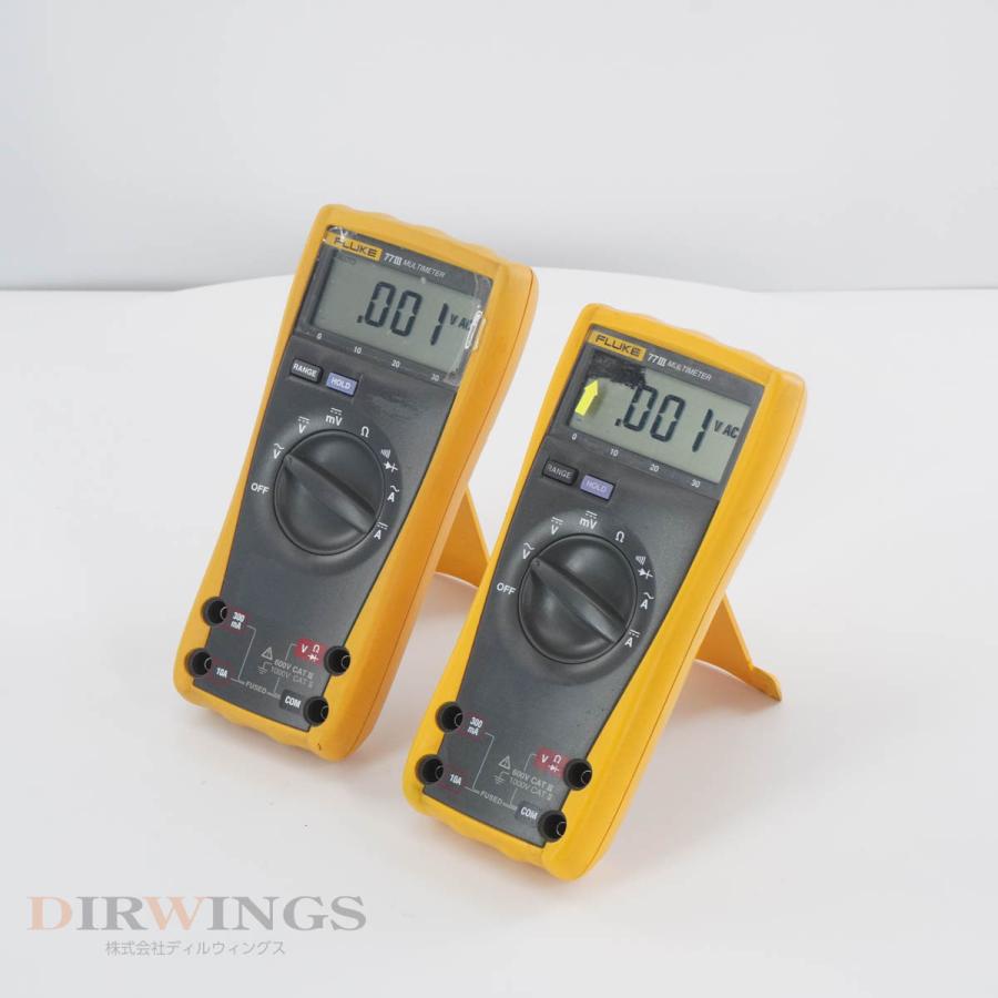 [JB]USED 保証なし 2台セット FLUKE 77III 77 III MULTIMETER マルチメーター [06074-0006 ...