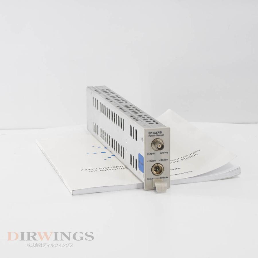 [DW]USED 8日保証 Agilent 81637B Power Sensor Module パワーセンサー モジュール 取扱説明書 ...