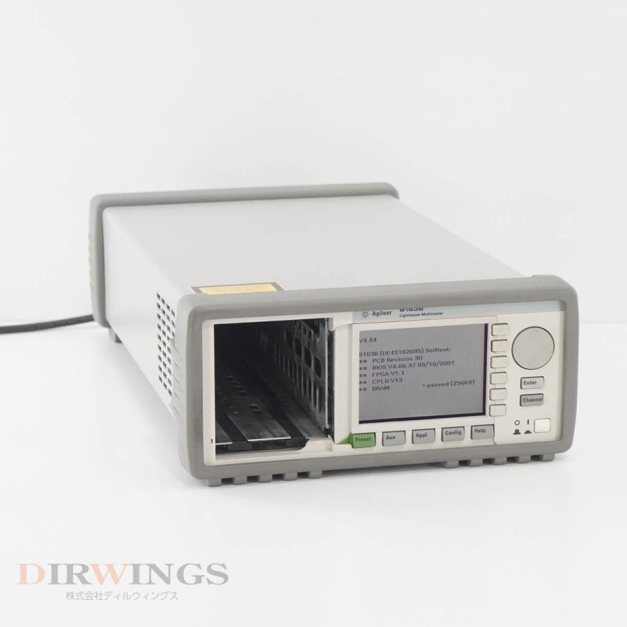 [DW]USED 8日保証 Agilent 8163B Lightwave Multimeter ライトウェーブマルチメーター 光マルチ ...