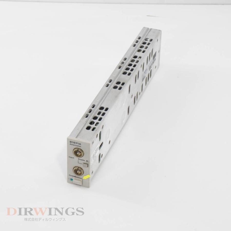 [DW]USED 8日保証 2台入荷 Agilent 81571A Optical Attenuator Module 光アッテネーター ...