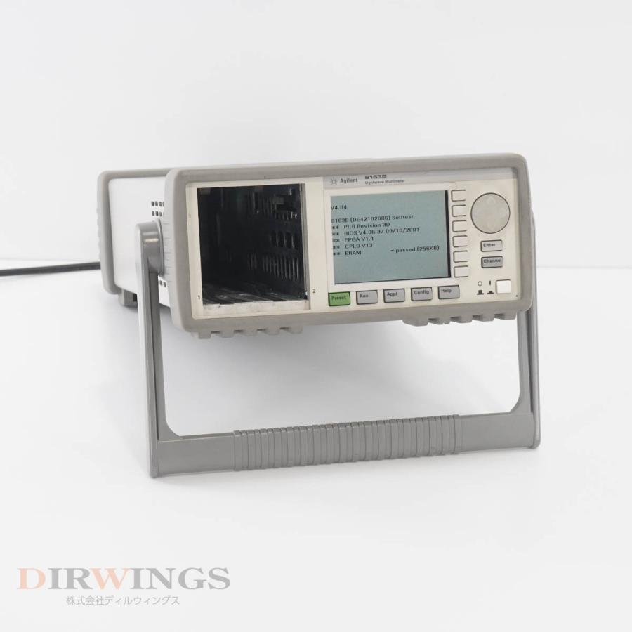 [DW]USED 8日保証 Agilent 8163B Lightwave Multimeter ライトウェーブマルチメーター 光マルチ ...