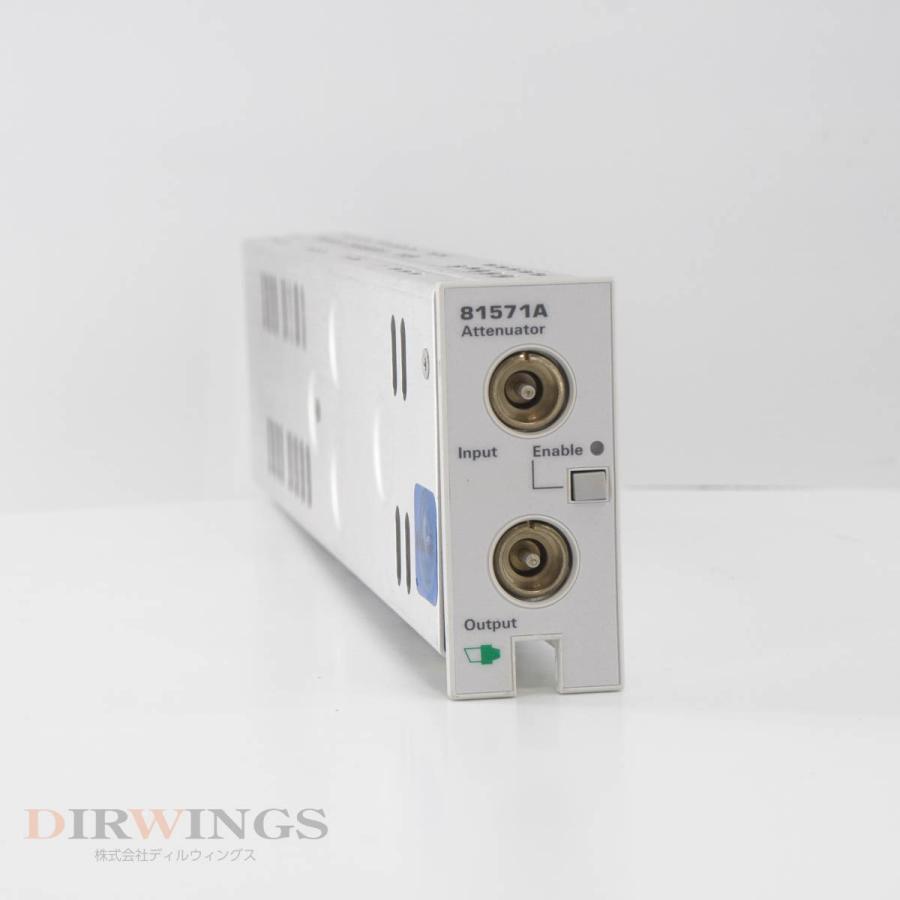 [DW]USED 8日保証 12/2023CAL Agilent 81571A Optical Attenuator Module 光 ...