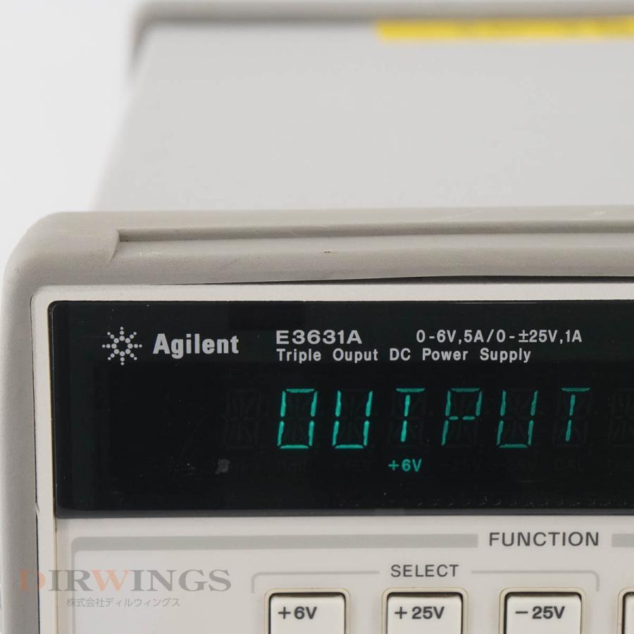 [DW]USED 8日保証 Agilent E3631A Triple Output DC Power Supply トリプル出力電源 DC ...