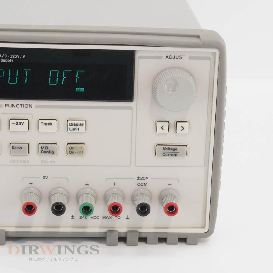 [DW]USED 8日保証 Agilent E3631A Triple Output DC Power Supply トリプル出力電源 DC ...
