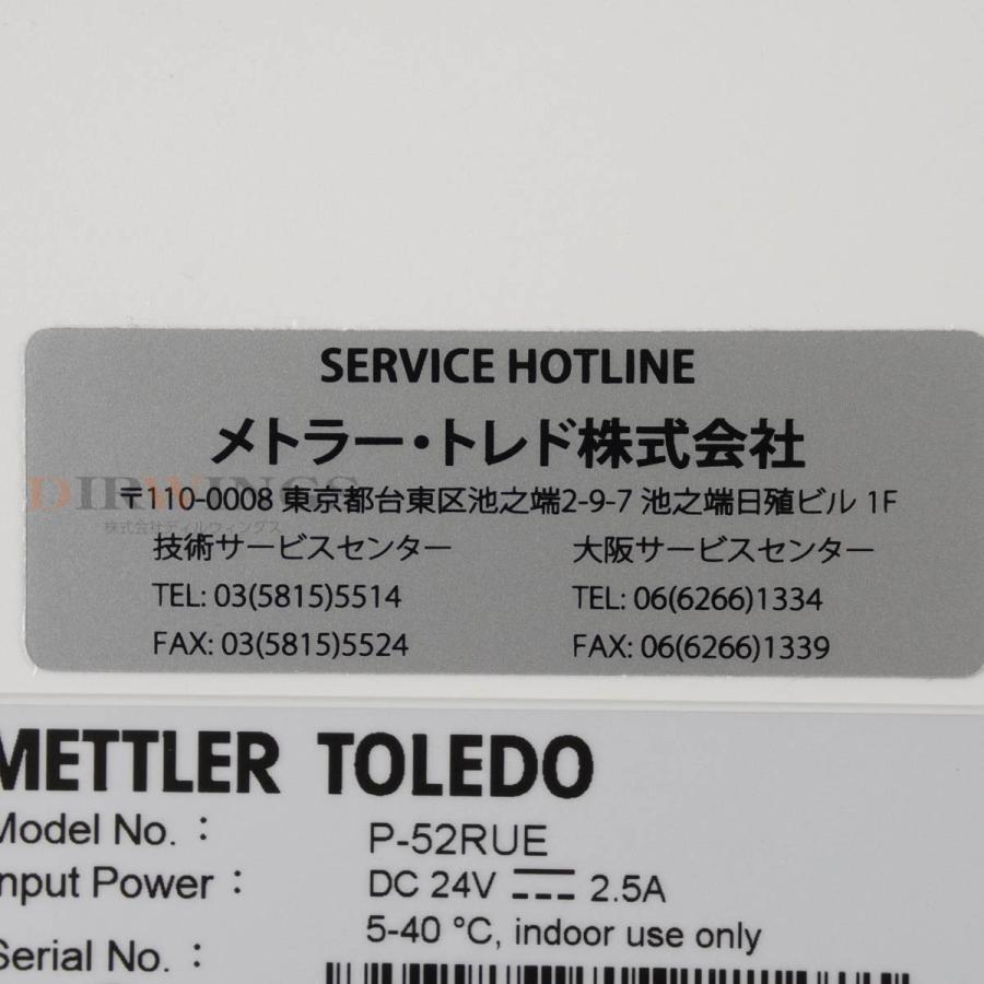 [DW]USED 8日保証 未使用に近い METTLER TOLEDO P-52RUE Balance Printer プリンター 電子天秤用 ...